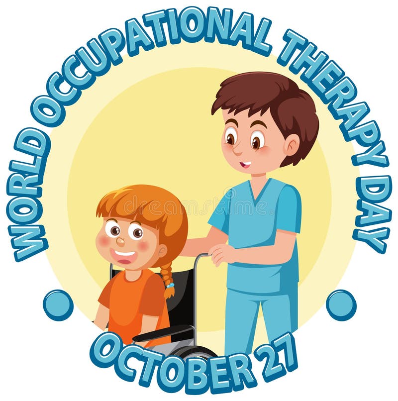 World Occupational Therapy Day Banner Design Stock Vector ...
