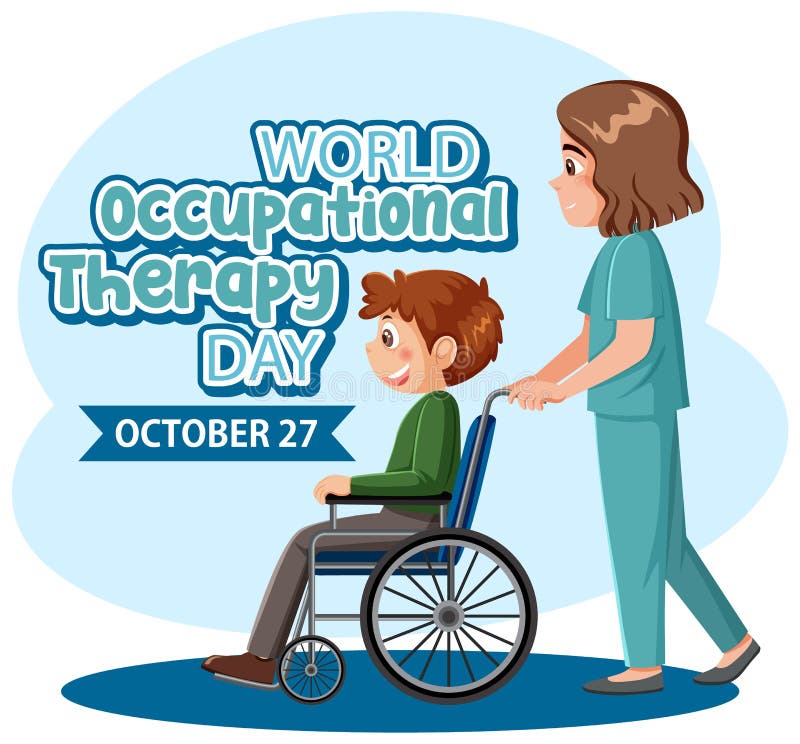 World Occupational Therapy Day Banner Design Stock Vector ...