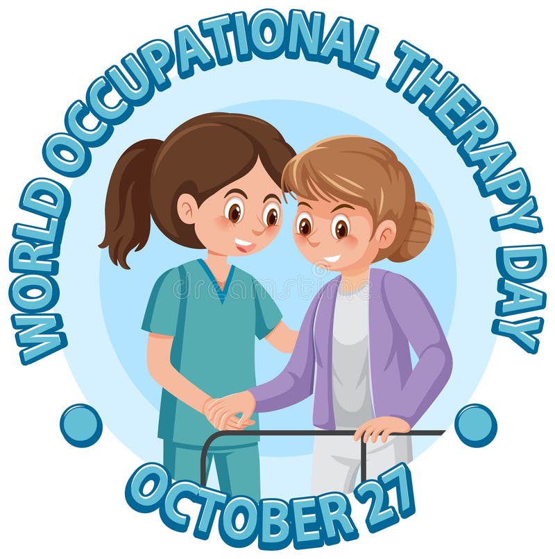 World Occupational Therapy Day Banner Design Stock Vector ...