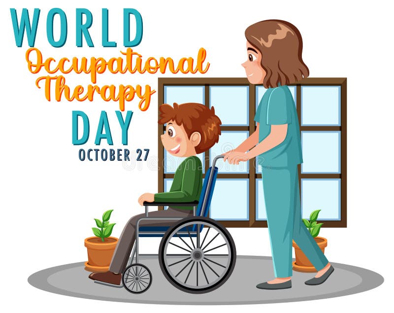 World Occupational Therapy Day Text Design Stock Vector - Illustration ... World Occupational Therapy Day Text Design Stock Vector - Illustration ...