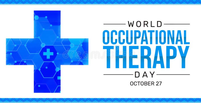 World Occupational Therapy Day Wallpaper with Shapes and Typography on ...