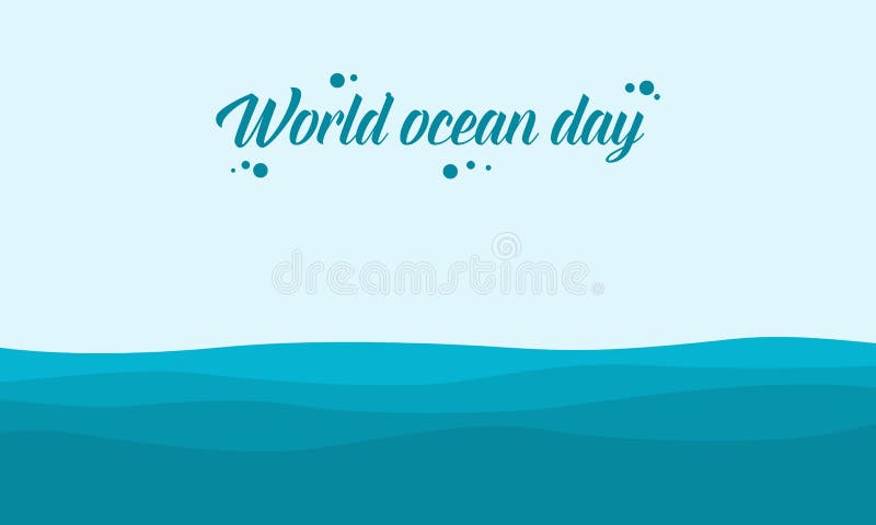 Ocean Day Blue Background Collection Stock Illustrations – 872 Ocean ...
