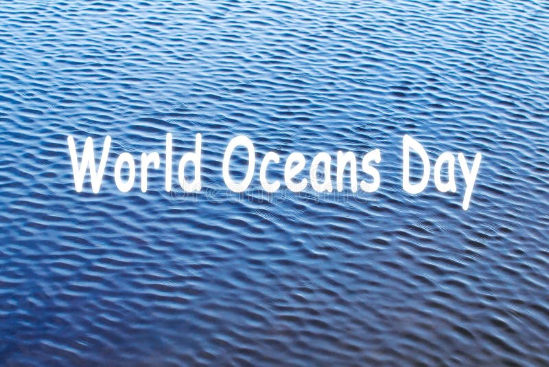 World Ocean Day, Blue Tones Water Waves Surface As Background Stock ...