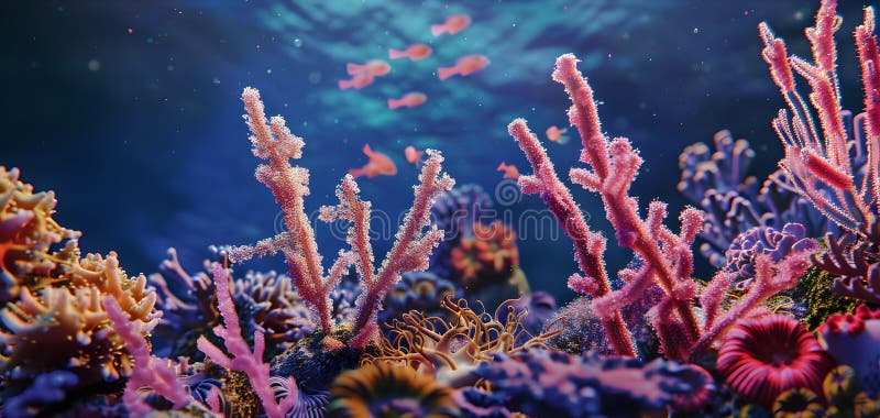 World Ocean Day, a Time-lapse Style Illustration of Coral Bleaching ...