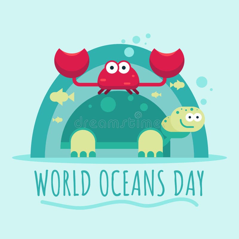 World Oceans Day Background Design Stock Illustrations 1 492 World