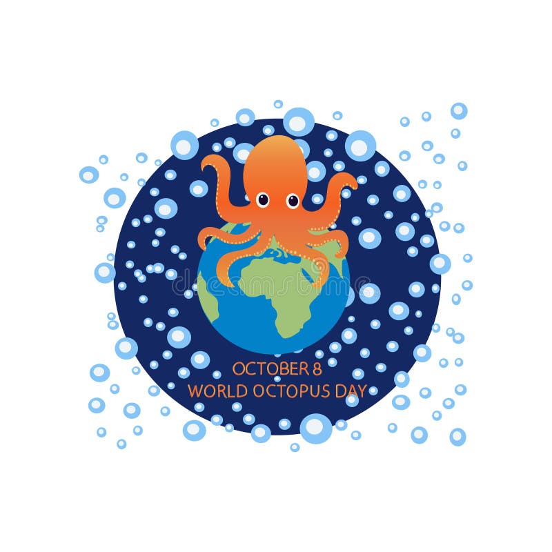 World Octopus Day Stock Illustrations – 723 World Octopus Day Stock ...
