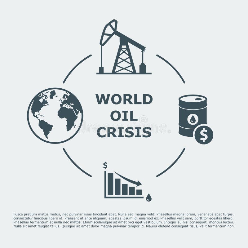 World Oil Crisis Infographic Stock Vector - Illustration of economy ...