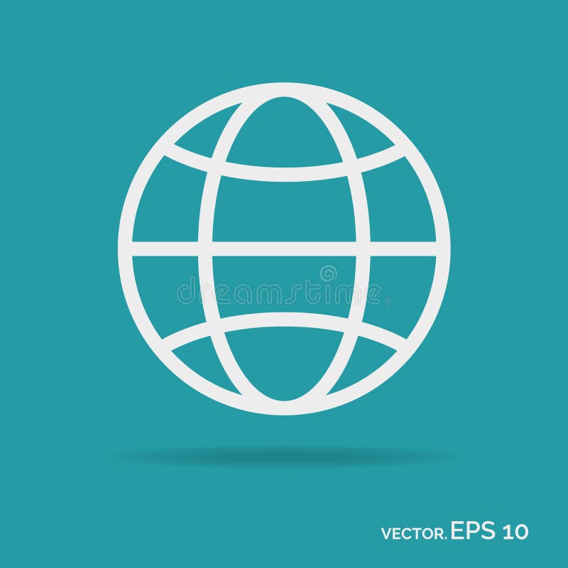 World Map Outline with Key Legend for Learning Stock Vector ...