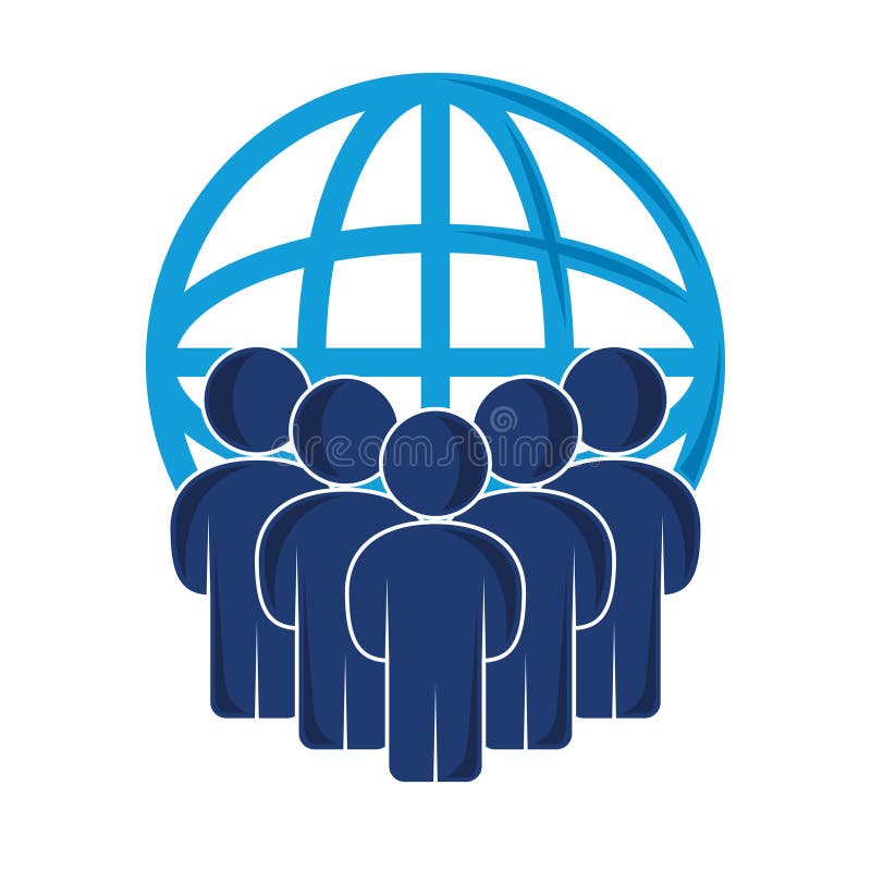 World overpopulation day stock vector. Illustration of growth - 357593213