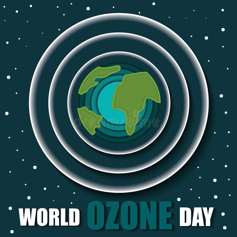 World Ozone Day Poster Vector Stock Vector - Illustration of atmosphere ...