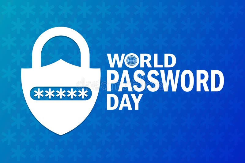 World Password Day, Background Stock Image - Image of online, vector ...