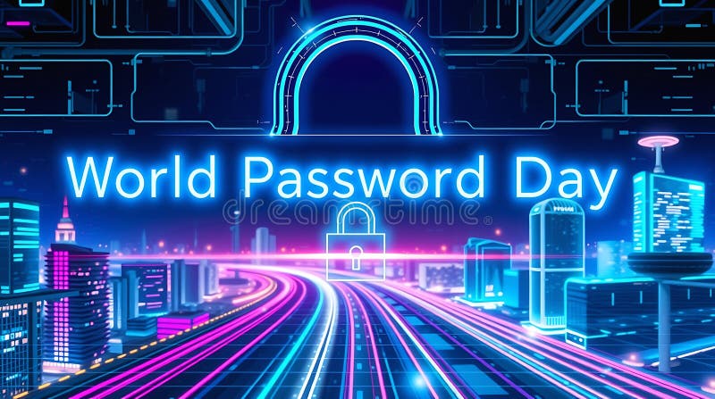 World Password Day 2025 Cybersecurity Awareness & Online Safety Stock ...