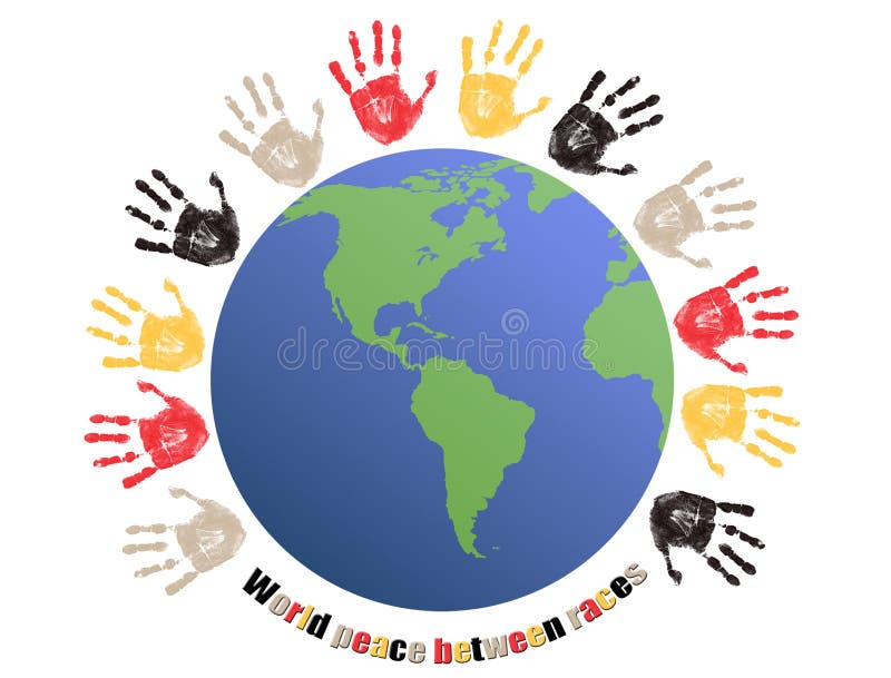 World peace stock vector. Illustration of black, global - 16546832