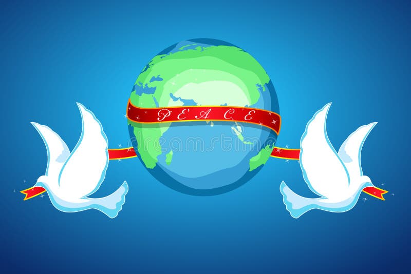 World Peace stock illustration. Illustration of green - 9328738