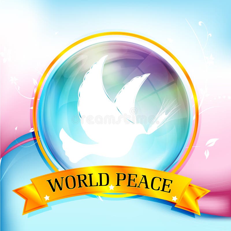 World Peace stock illustration. Illustration of green - 9328738