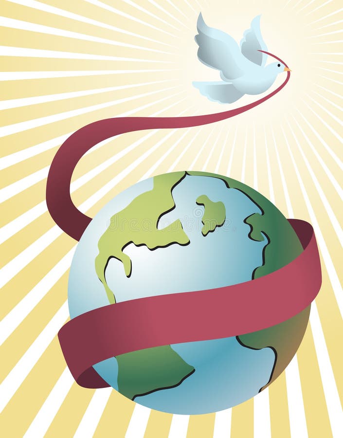 World Peace stock vector. Illustration of love, peace - 23494020