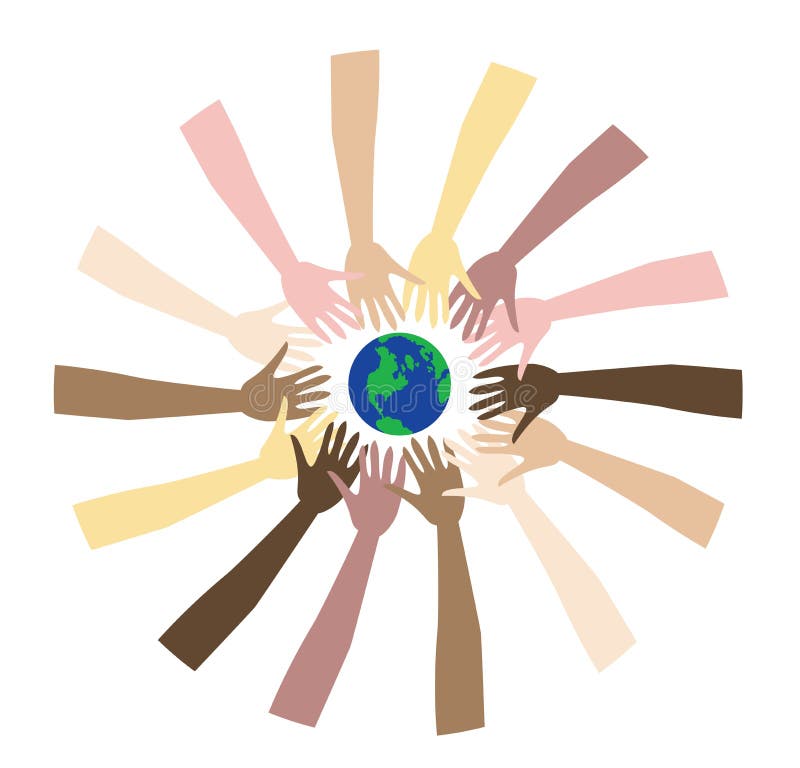 World peace stock vector. Illustration of color, isolated - 23588751