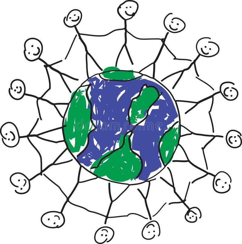 World Peace stock illustration. Illustration of family - 631657