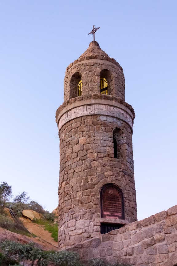 The World Peace Bridge at Mount Rubidoux Park Stock Image - Image of ...