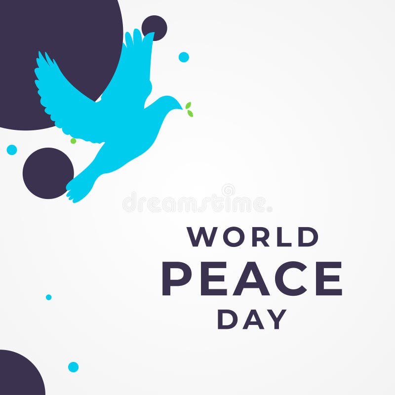 World Peace Day Vector Design Illustration for Celebrate Moment Stock ...