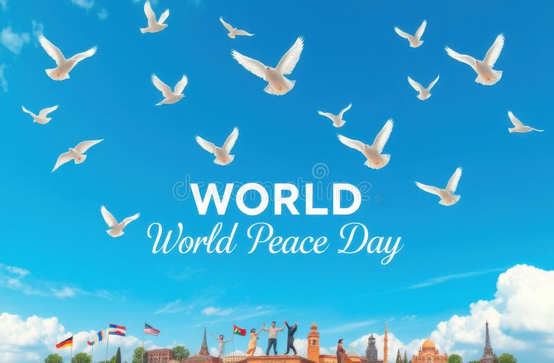 A World Peace Scene at 13-12-2024 Stock Illustration - Illustration of ...