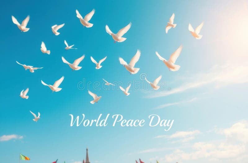 A World Peace Scene at 13-12-2024 Stock Illustration - Illustration of ...