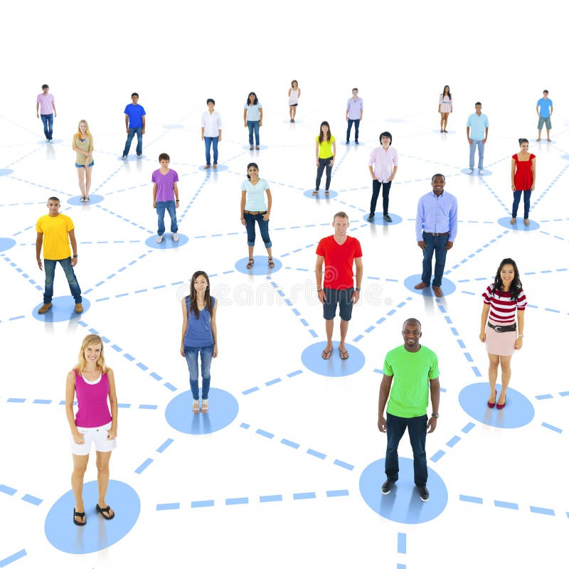 World People Connected by Social Media Stock Image - Image of asian ...