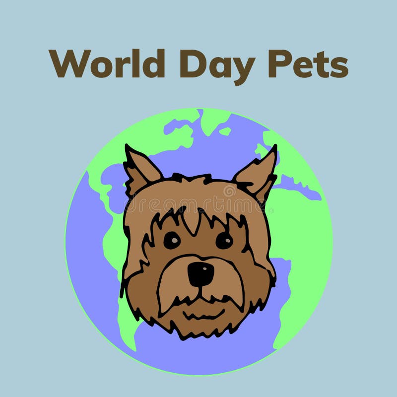 World pets day stock illustration. Illustration of nature - 103249255