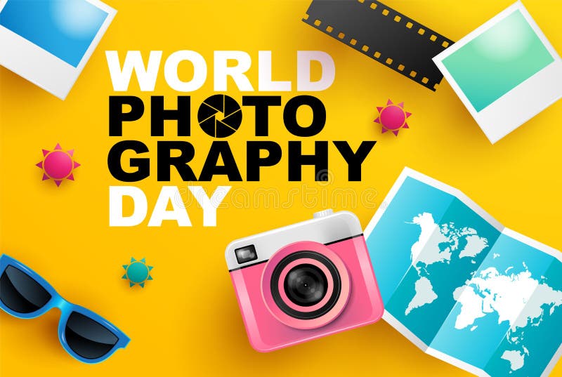 World Photography Day , EventÂ , Vector, Banner, Logo, Typography Stock ...
