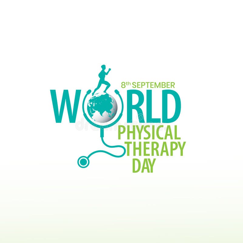 World Physical Therapy Day, September 8th Typography Template Stock ...
