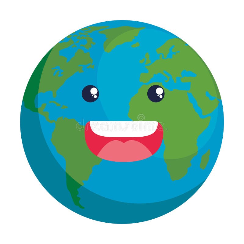 World Planet Earth Character Stock Vector - Illustration of happy ...