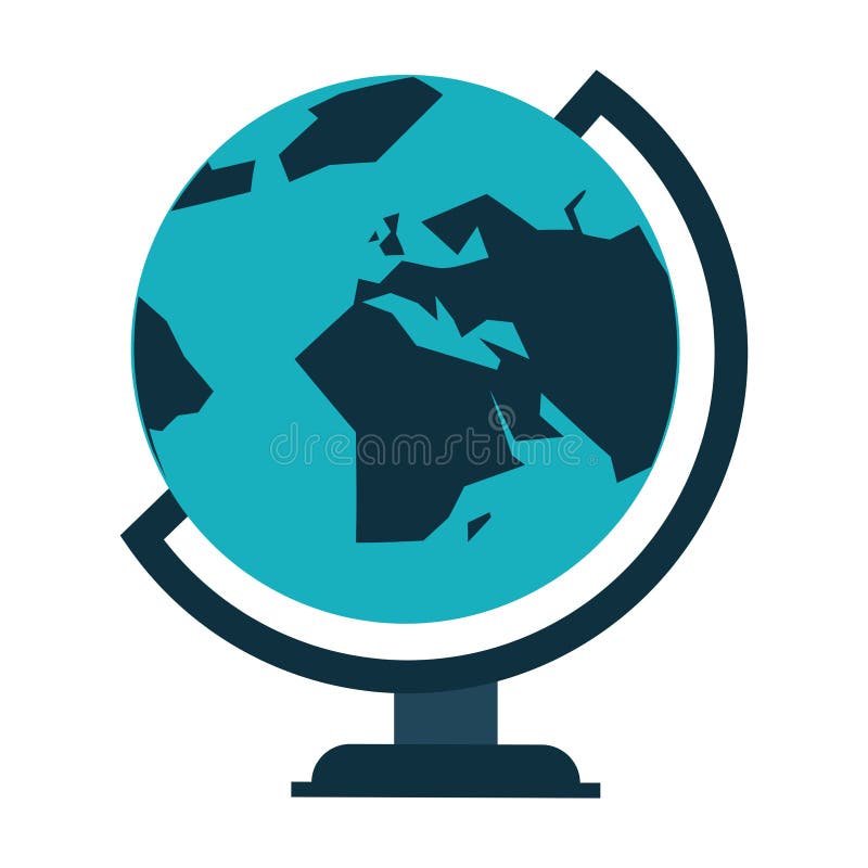 Sphere with Education Symbols Stock Vector - Illustration of calculator ...