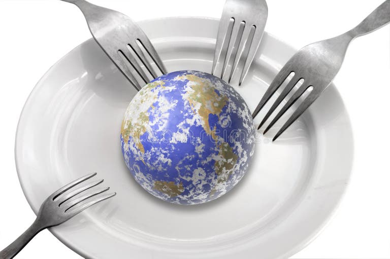 The world on a plate stock image. Image of nutrition - 21679001