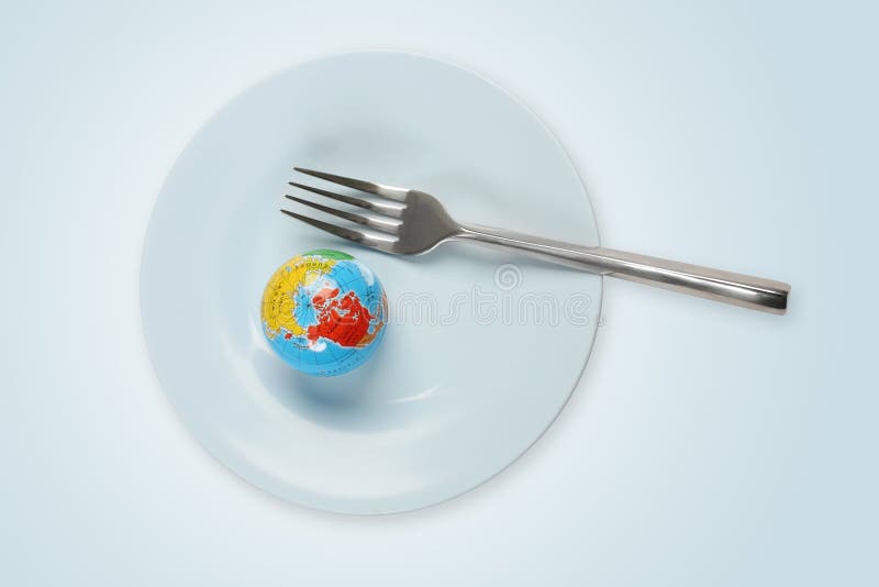 The world on a plate stock image. Image of nutrition - 21679001