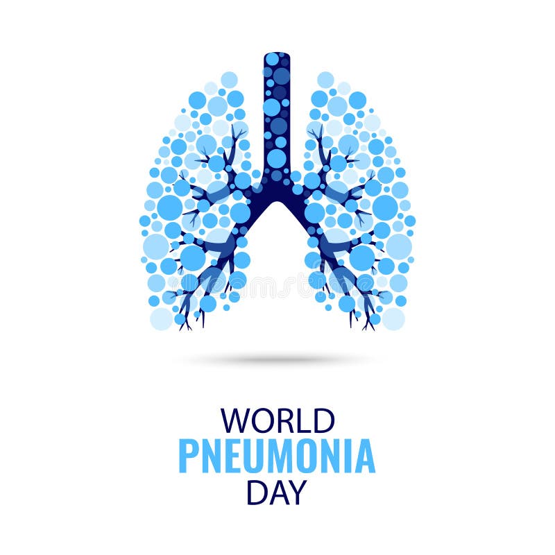 World Pneumonia Day stock illustration. Illustration of time - 258316097
