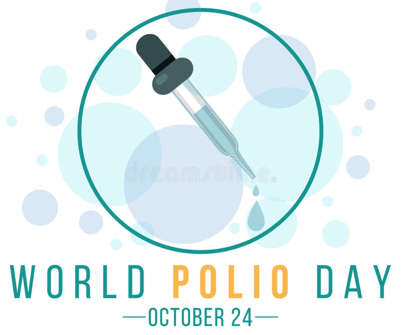 World Polio Day October 24 Typography Design Stock Vector ...