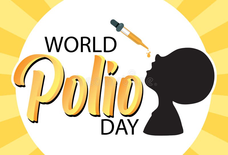World Polio Day Typography Design Stock Vector - Illustration of blank ...