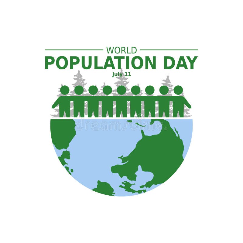 World Population Day Creative Concept Design Stock Vector ...