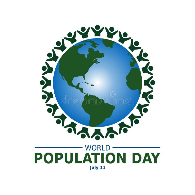 World Population Day Creative Concept Design Stock Vector ...