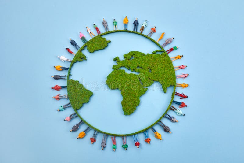 World Population Day, Creative Concept. Large and Diverse Group of ...