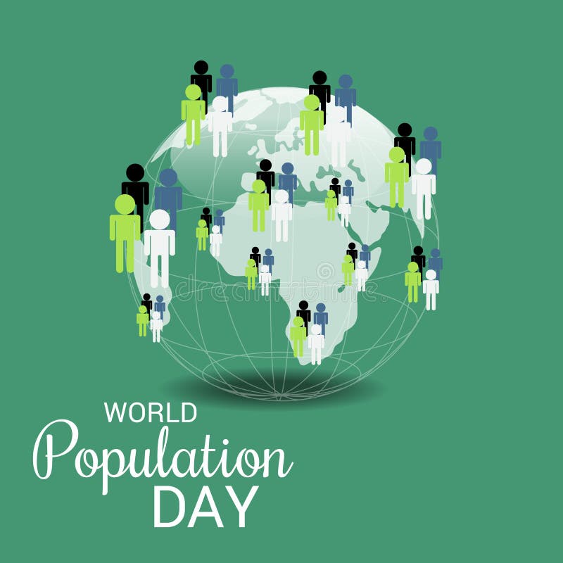 World Population Day. stock illustration. Illustration of hope - 119548152