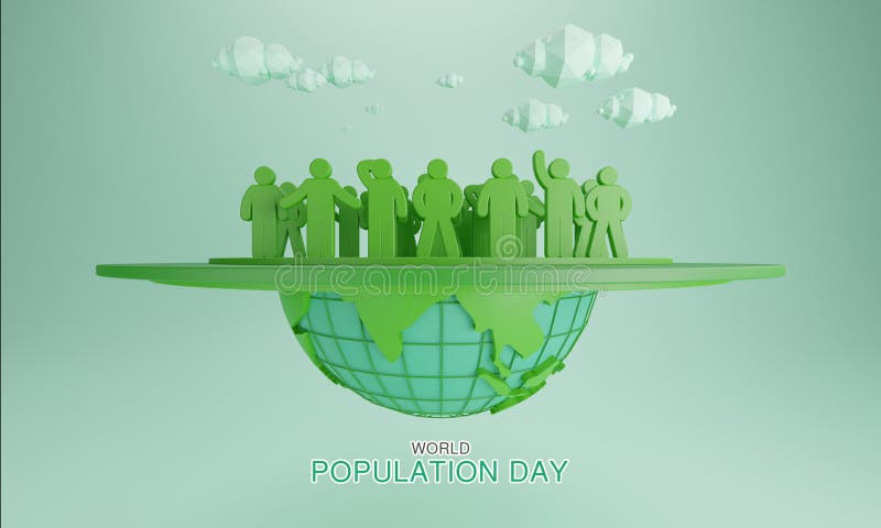 World Population Day 11July. Overcrowded Stock Illustration ...