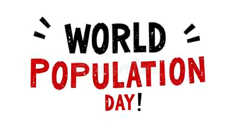 World Population Day, Large and Diverse Group of People in the Shape of ...
