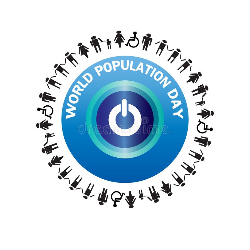 World Population Day Vector Stock Vector - Illustration of element ...