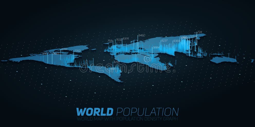 Population Map Infographic Stock Illustrations – 12,207 Population Map ...