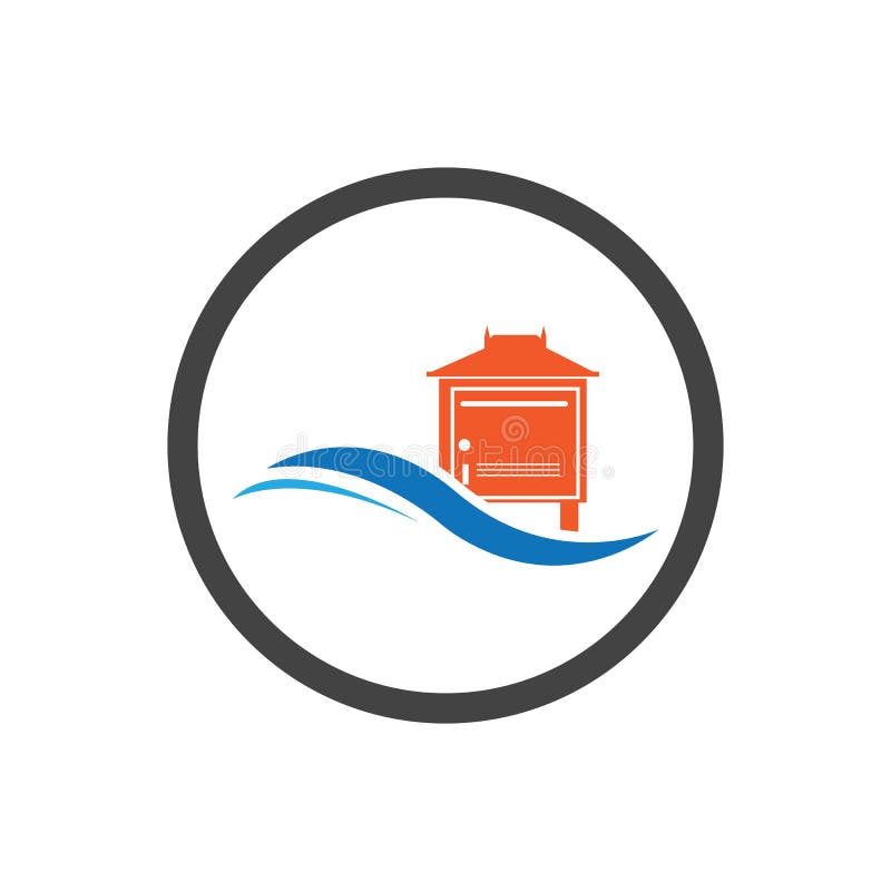 World Post Day Logo with Post Box (mail Box) Icon Design and World Map ...