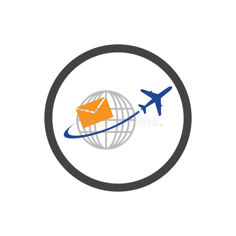 World Post Day Logo with Post Box (mail Box) Icon Design and World Map ...