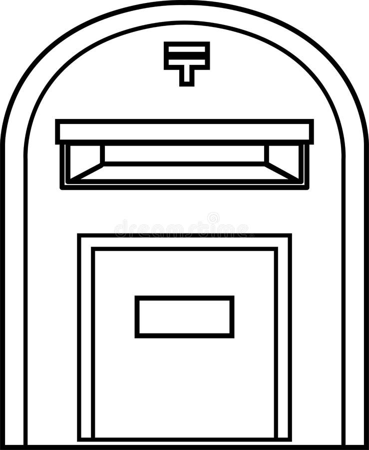 World Postal post outline stock vector. Illustration of year - 198475774