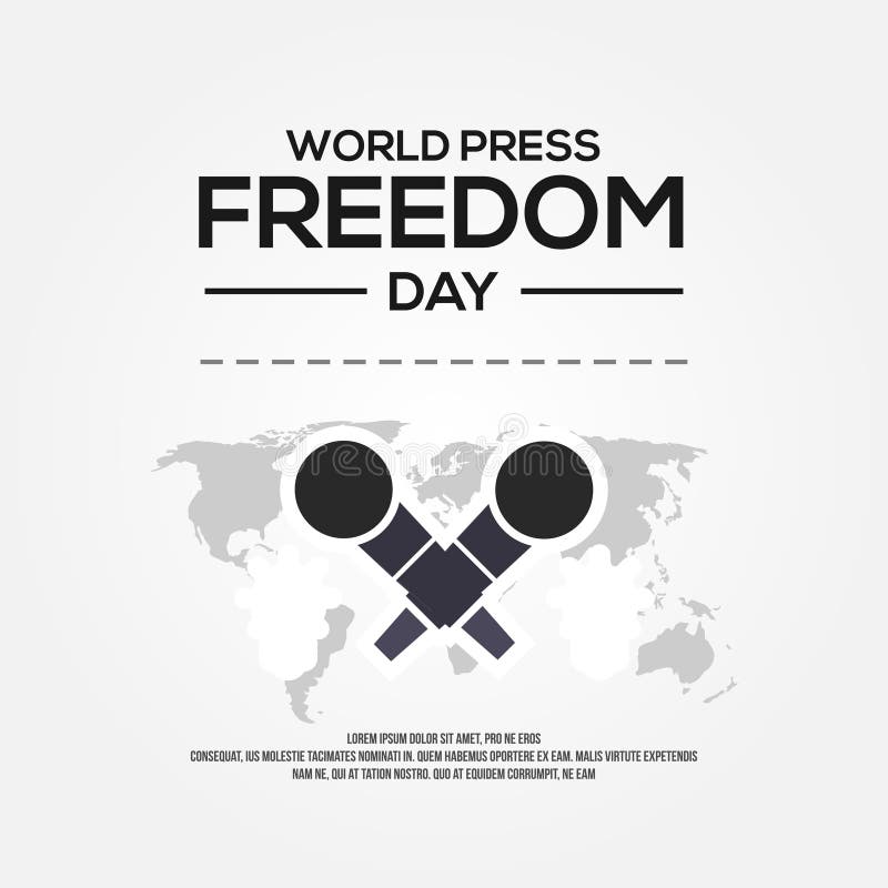 World Press Freedom Day Vector Design Illustration for Celebrate Moment ...