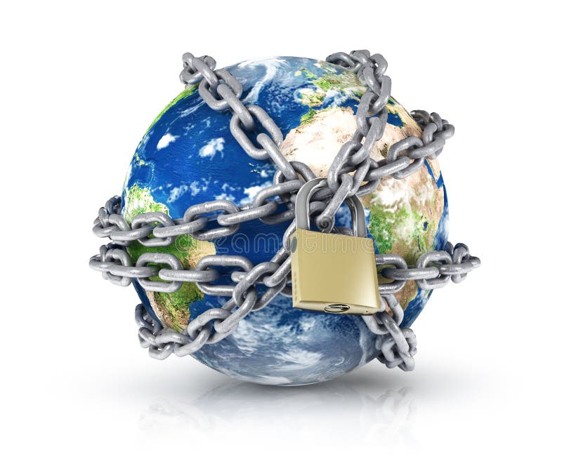 A world protection concept stock illustration. Illustration of privacy ...